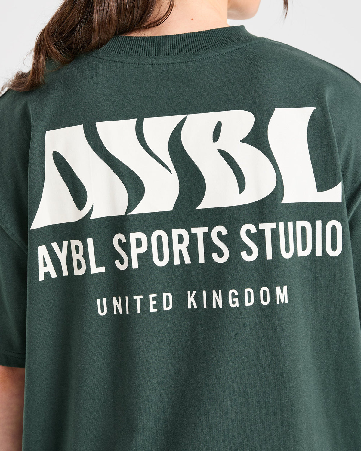 AYBL Sports Studio Oversized T Shirt - Forest Green